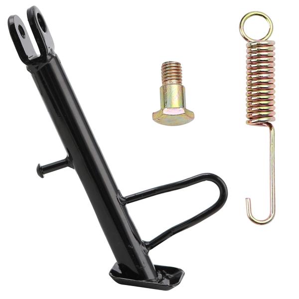 商品名: Mokuo ダートバイクスタンド、オートバイキックスタンド、スクーターモペットサイドスタンド 鉄素材製 ほとんどのダートピットバイクスクーターミニバイク、地上15.5cmの高さに対応 Mokuo Dirt Bike Stand,M...