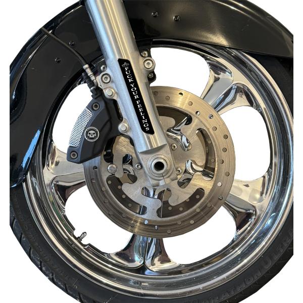 商品名:  Kustom Cycle Parts Fuck Your Feelings Front Fork Reflector Replacements. Sold in Pairs. Compatible with Many Harle...