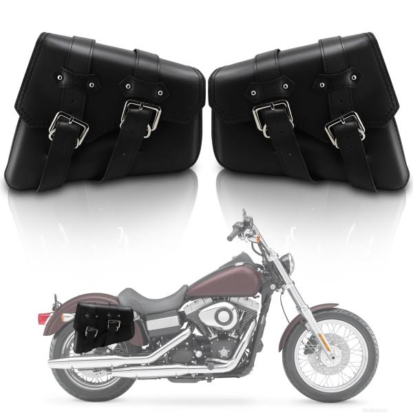 商品名: WODHMIEY オートバイスイングアームバッグ1組、PUレザーオートバイサイドサドルバッグ、三角形スイングアームバッグ、大容量防水スチール、ストラップ付き、ほとんどのバイクに最適 WODHMIEY 1 Pair Motorcyc...