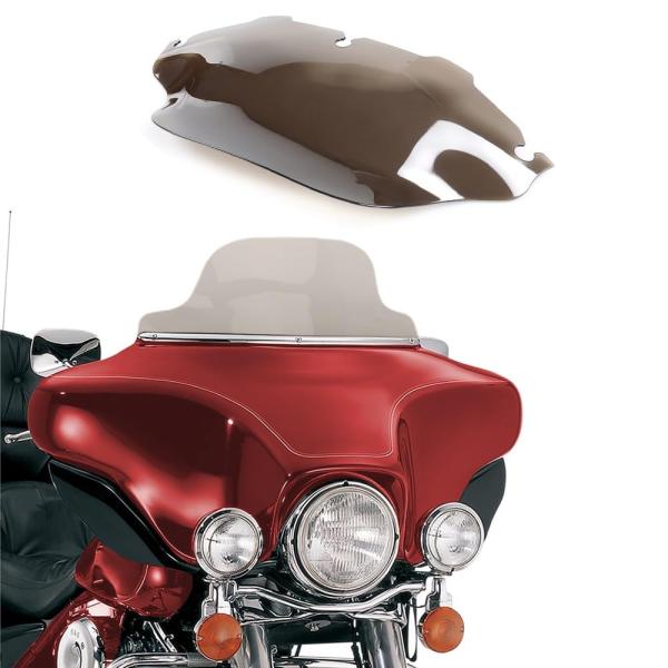 商品名:  8" Wave Windshield Windscreen Smoke Fit for 1996-2013 Harley Davidson Street Glide Electra Glide Ultra Classic Tou...