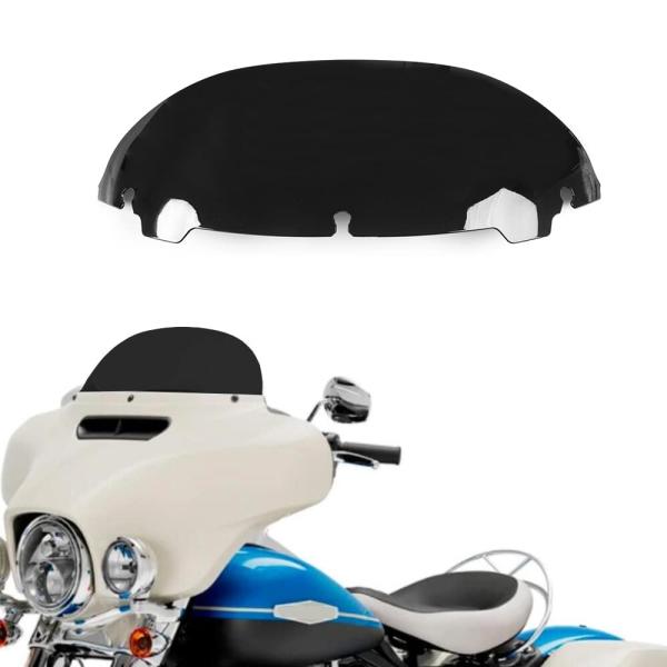 商品名:  WYNMOTO 7" Wave Windscreen Windshield Round Black For Harley Davidson Touring Street Glide/Electra Glide/Ultra Lim...