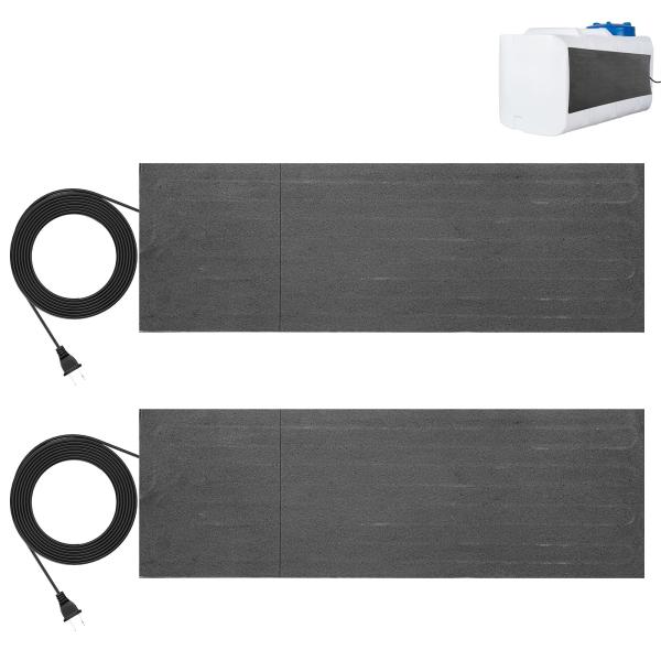 商品名: VIHOSE 2個パック 8インチ x 25インチ RVタンクヒーターパッド 2プロングプラグ付き 最大動作温度110V 最大動作温度140°F最大50ガロン 淡水グレー 保水タンク 加熱パッド 自動サーモスタットコントロール付き...