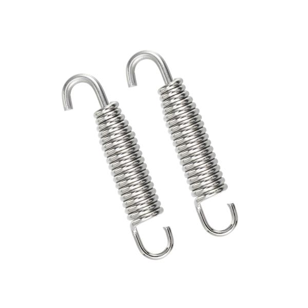 商品名:  Partuto 2 Pcs Universal Exhaust Pipe Spring for Motorcycles 58mm 2.28" Stainless Steel Exhaust Pipe Spring Hook Mo...
