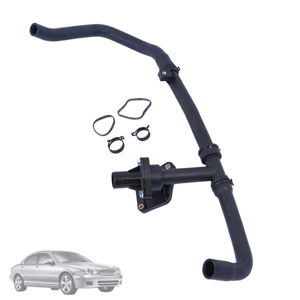 商品名: Getfarway C2S43430 ラジエータートップホース サーモスタットガソリン付き ジャガー X-Type 2002 2003 2004 2005 2006 2007 2008に対応 Getfarway C2S43430 ...