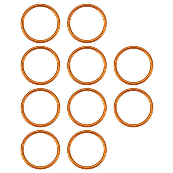 商品名:  Micro Traders 10pcs Manifold Gasket Sealing Ring 28 x 34 x 2mm Hollow Copper Tone Metal Motorcycle Exhaust Pipe Co...