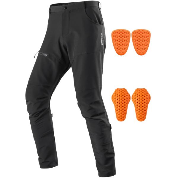 商品名:  WOSAWE Men's Motorcycle Pants with Removable CE Pads Sports Protective Trousers for MTB, Cycling, Downhill, Large ...
