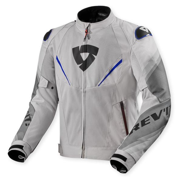 商品名:  REV'IT! Men's Quantum 3 Air Urban Sport Motorcycle Jacket (Silver/Blue - Large)ブランド: REV'IT!商品サイズ: Large高さ: 6.35cm...