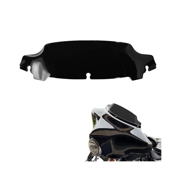 商品名: ハーレーダビッドソンツーリングエレクトラグライド、ストリートグライド、ウルトラリミテッド、トライグライドモデル2014-2023モデル用 5インチウェーブバイクフロントガラス 5 in Wave Motorcycle Windsh...