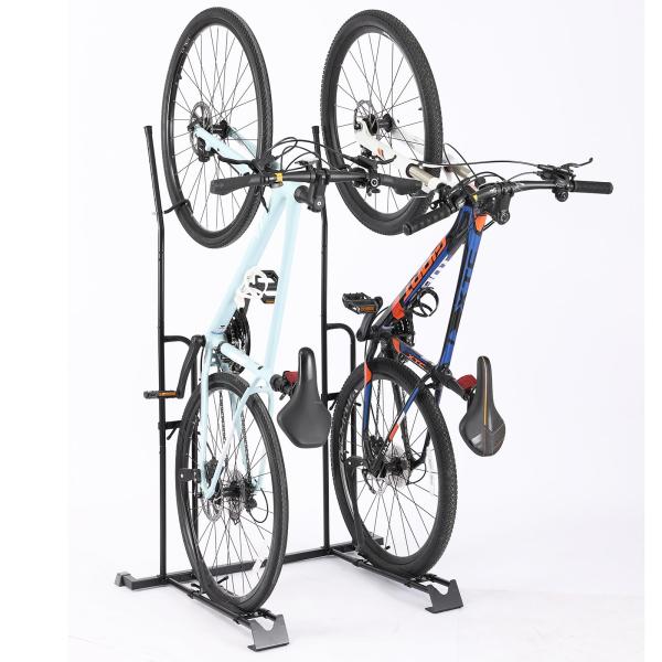 商品名: YueTong 縦型自転車スタンド 自転車ラック ガレージ 2台 縦型 横型 屋内用 床用 自転車収納 YueTong Vertical Bike Stand, 2 Bike Rack Garage, Upright and Ho...