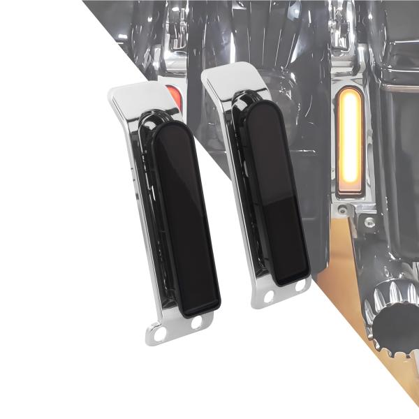 商品名:  HDBUBALUS LED Saddlebag Support Inserts Turn Signal Filler Panel Brake Tail Lights Fit For Harley Electra Glide Ro...