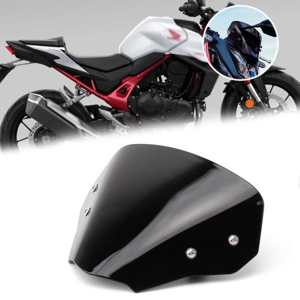 商品名: KAGEFUNE CB750 Hornet 2025 改良型競技用フロントガラス デフレクター パーソナリティスタイル cb ホーネット 2023-2025 オートバイアクセサリー(ブラック) KAGEFUNE For CB750...