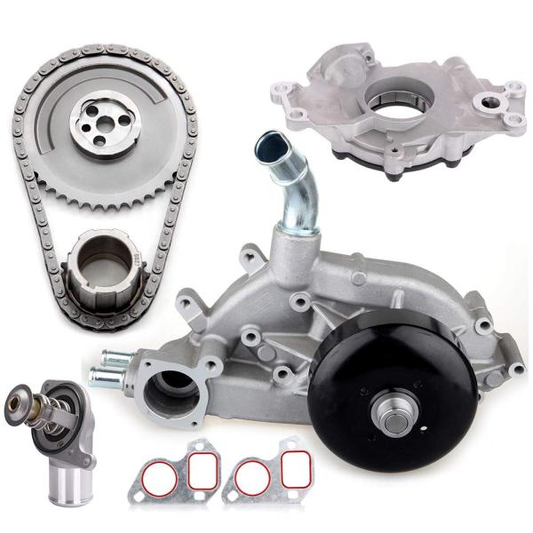 商品名:  SCITOO TK6080 Engine Timing Chain Kit grease pump water pump thermostat Housing Assembly sets for Chevy Express 25...