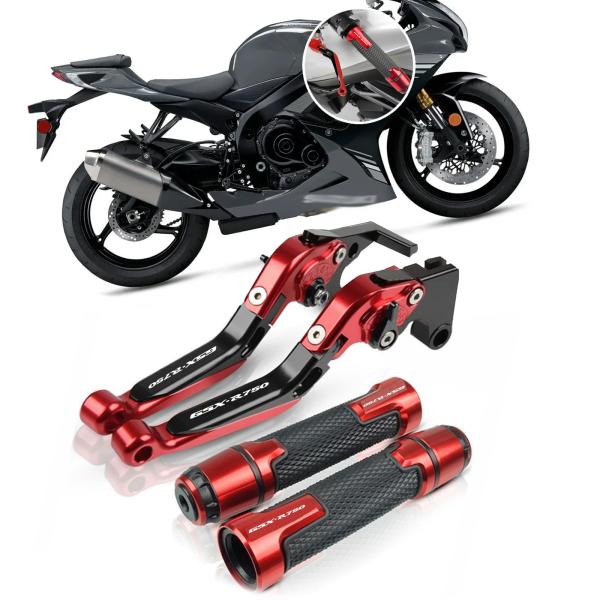 商品名:  KAGEFUNE for GSX-R750 2025 Adjustable Folding Clutch Lever Kit Scooter Brake Clutch Lever Handle gsx-r750 2020-202...