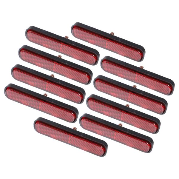 商品名:  MAGICLULU 10pcs Driveway Reflective Signs Road Reflectors for Bikes Motorcycles Trailers High Visibility Plastic R...