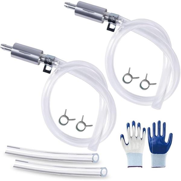 商品名:  2PCS Brake Bleeder Hose, One-way Check Valve Pipe Exhaust Tool Kit, Motorcycle Clutch, Hydraulic System Clutch Bra...