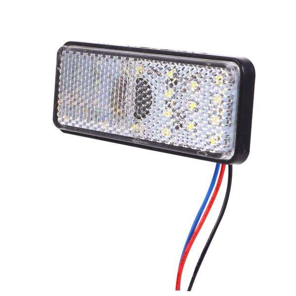 商品名:  PLAFOPE 24 LED Motorcycle Side Reflector Light Waterproof Turn Signal Marker Light for Motorbikes and Trucksブランド: ...