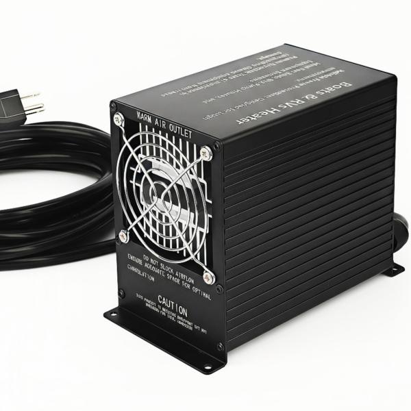 商品名: ボートエンジンコンパートメントヒーター | 自動サーモスタット付きボート用ビルジヒーター | 冬の保管用の信頼性の高いボートヒーター、自己調整PTCテクノロジー、400W Binmaton Boat Engine Compartm...