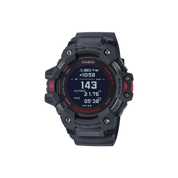 G-SHOCKスポーツライン「G-SQUAD」から、心拍計＋GPS機能搭載モデルです。ワークアウトに役立つ機能として、心拍計測が可能な光学式センサーに加え、歩数計測が可能な加速度センサーと、方位、高度/気圧、温度センサーを搭載。GPS機能に...