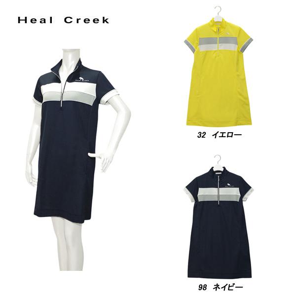 吸水速乾、遮熱、UV機能のある夏に最適な素材感による上品な半袖ワンピース。切り替え配色がエレガントスポーティなムードを演出します。後ろウエストにはドローストリングを配し、プレーしやすく女性らしいきれいなシルエットでプレーを楽しんでいただけま...