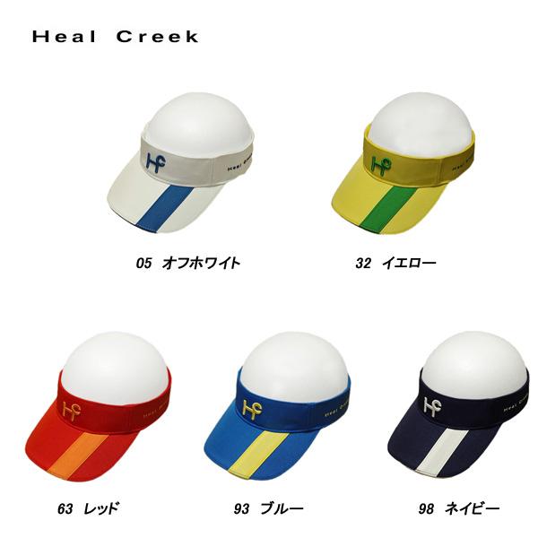 サイズ　40（レディース）カラー05　オフホワイト32　イエロー63　レッド93　ブルー98　ネイビー　　　   Made In China素材（数値の単位は％）ポリエステル100定番バイザーは、敢えてシンプルなデザインで提案。フロントに大...