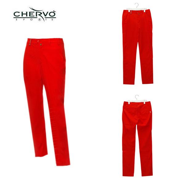 ストレッチ 透湿性 速乾性のあるパンツ。カラー35　オレンジ素材ナイロン93％　ポリウレタン7％Made In Moldavia