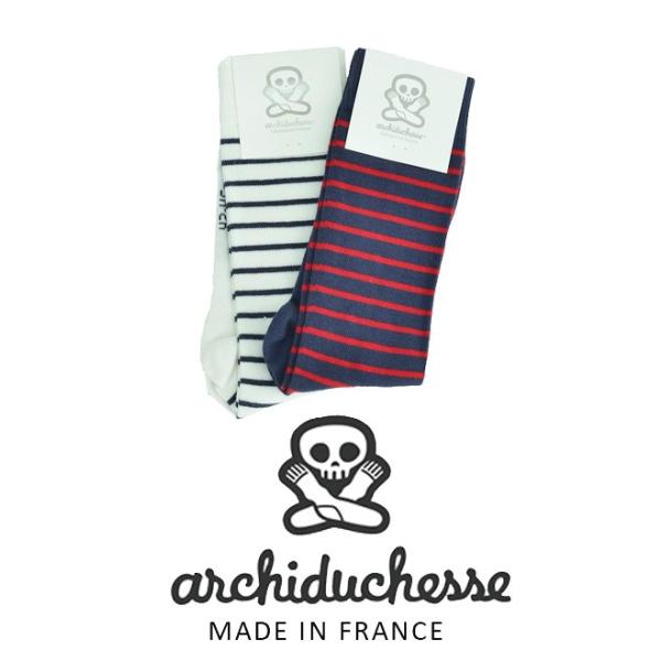 Tシャツ専門オンラインショップ「La Fraise」から抜け出て”ここに靴下あり”を掲げているarchiduchesse（アシッドゥシャス）ソックス。完売しておりましたが、再入荷いたしました！フランスブランドであり、ソーシャルメディアでに力...