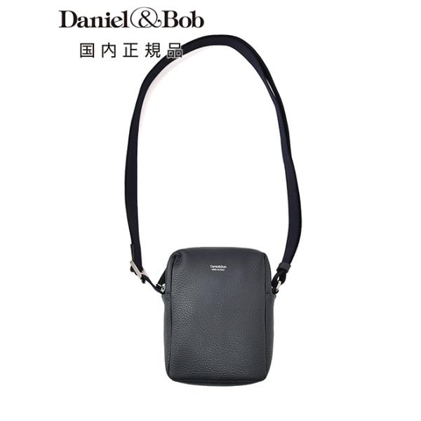 商品名：ダニエル&amp;ボブ Daniel&amp;Bob ショルダーミニポーチ 男女兼用 コンパクトバッグ アルチェ ALCE シュリンクレザー ネイビー 紺 調節可能コード 国内正規品