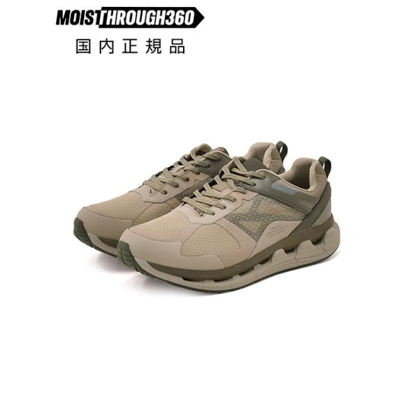 商品名：モイスルー360 MOISTHROUGH360 防水スニーカー メンズ VENTIRIS ヴェンティリス リサイクルメッシュベージュ 通気防水機能 でらでら 公式ブランド