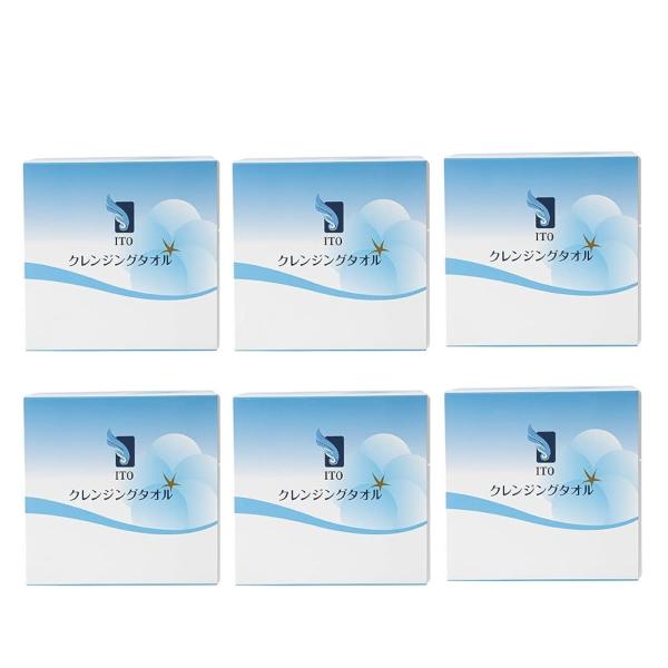 「商品情報」商品の説明ITOクレンジングタオルBOXタイプ25枚入り×6個セット【使用方法】蓋を開けて、1枚ずつ取り出してご利用ください。肌のお手入れの場合は、お湯やお水を含ませ、絞ってご使用ください。化粧落としの場合は、普段利用しているメ...