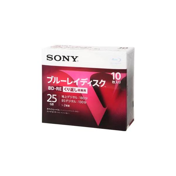 「商品情報」ブルーレイBD-RE2倍速1層10枚10BNE1VLPS2。「主な仕様」SONY ソニー ブルーレイ BD-RE くり返し録画用 25GB Vシリーズ 10BNE1VLPS2 （10枚入 ）ブラント名: ソニー(SONY)メーカ...