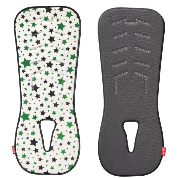 「商品情報」商品紹介●取り付け簡単！シートの上にのせるだけ。チャイルドシートも、ベビーカーもハイローベッド＆チェアにも対応！シートの上にのせるだけ。従来品のように、取り付けの紐がありません。（当社製品や、他社製品に一部使用できないものもあり...