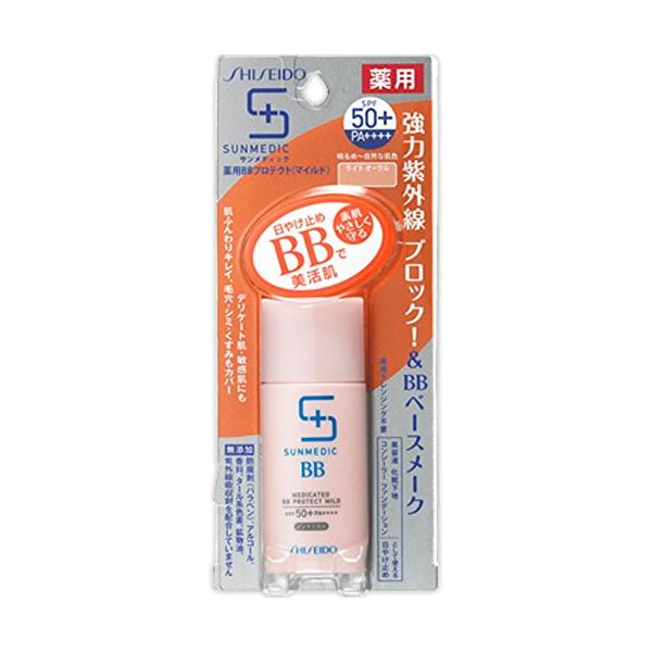 「商品情報」○日やけ止めBBで美活肌素肌やさしく守る○強力紫外線ブロック！＆BBベースメーク○SPF50＋ PA＋＋＋＋○肌ふんわりキレイ、毛穴・シミ・くすみもカバーデリケート肌・敏感肌にも○専用クレンジング不要○美容液化粧下地コンシーラー...