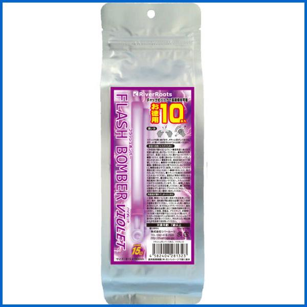 複数本でも握りやすいファンクショナルグリップを採用。発光体サイズ　φ15×190ｍｍ（1本あたり）発光時間　　　約15分商品仕様　　　発光体10本アルミ袋入対象年齢　　　7歳以上