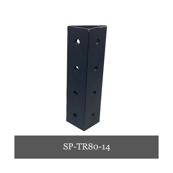 2個セットTR8020 スペアコーナーブラケット - 160 x 40mm  160mm x 40mm の押し出しアルミニウム、8mm スロットに適合