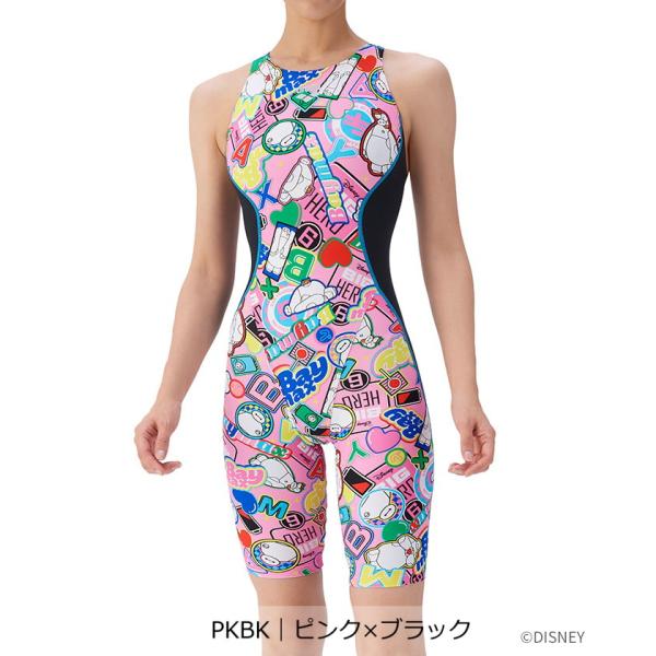 耐久性に優れた TOUGHSUIT（タフスーツ）シリーズの Disney（ディズニー）デザインモデル。環境に配慮したリサイクルポリエステル素材を使用しており、塩素に強く長持ちするため、大会に向けて練習を重ねる頻度が高いスイマーにおすすめのト...