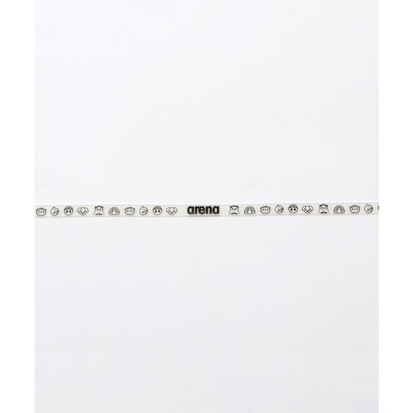 「アリーナくんと仲間たち」のデザインがプリントされたスイミングゴーグル用のベルト。アジャスター付き。ベルト取り換え可能なスイミングゴーグルに使用することで、自分好みのカスタマイズが可能。細かい線でアリーナくんと仲間たちがきれいにプリントされ...