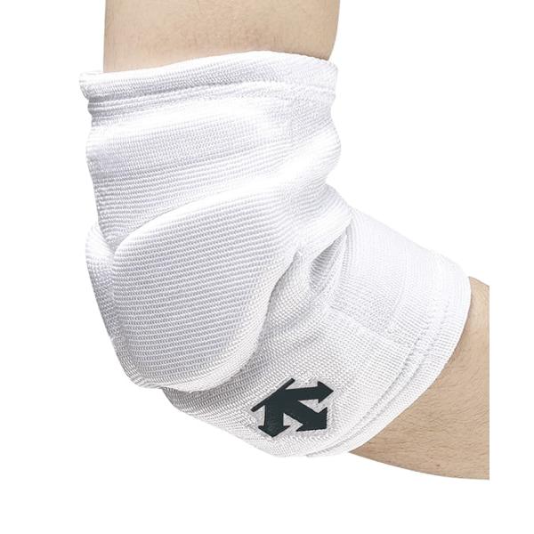 【発売日：2024年01月29日】【バレーボール】特許を取得した、人体工学の見地から、動きやすく、防御性の高い肘サポーター(右用)です。(1)体育館の接触箇所として肘頭・内側上顆・外側上顆を保護します。(2)肘の曲がる構造に合わせて分割パッ...