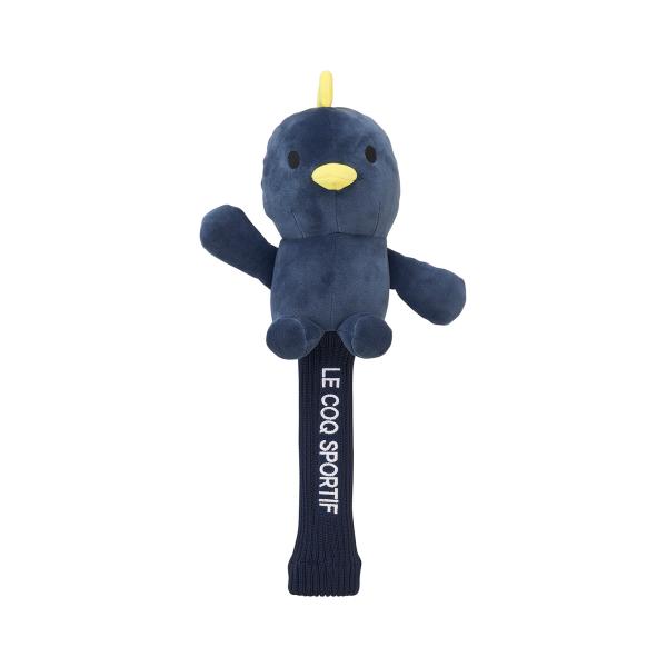 ルコックスポルティフのキャラクターであるニワトリ、そのひなであるヒヨコをモチーフにしたユーティリティ用ヘッドカバー。ふわふわ素材で手触りのいい触感がとりこになるアイテム。ダイヤル式番手表示付き。#ルコックスポルティフゴルフ#le coq s...