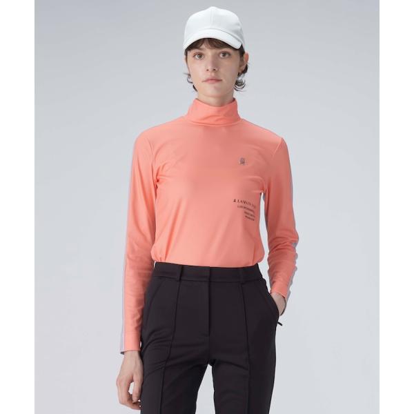 前後で大胆にカラーブロックをしたスポーティでスッキリとした印象のハイネック長袖シャツ。Viscotecsプリントの技術を生かしたパネルプリントで、前ウエスト部分にロゴとLANVINの5つのキーワードロゴを組み合わせた表現がデザインポイント。...