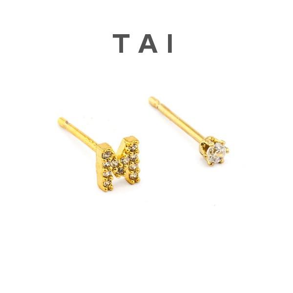 **************************************************************●ブランド名：TAI JEWELRY（タイジュエリー）●商品名：PAVE INITIAL MISMATCHED EA...