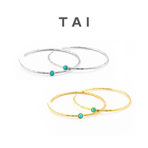 **************************************************************●ブランド名：TAI JEWELRY（タイジュエリー）●商品名：LARGE HAND HAMMERED HOOP E...