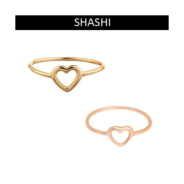 **************************************************************●ブランド名： Shashi(シャシ)●商品名：OPEN HEART RING*******************...
