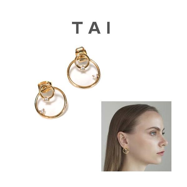 **************************************************************●ブランド名：TAI JEWELRY（タイジュエリー）●商品名：Small Circle Stud with Ope...