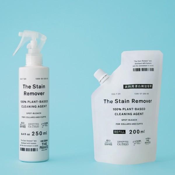 ウール、シルク、麻に使える 衣料用漂白剤 本体＆詰め替えパックセット The Stain Remover The Stain Remover がんこ本舗 植物由来の洗浄成分 環境に優しい 色柄物にも