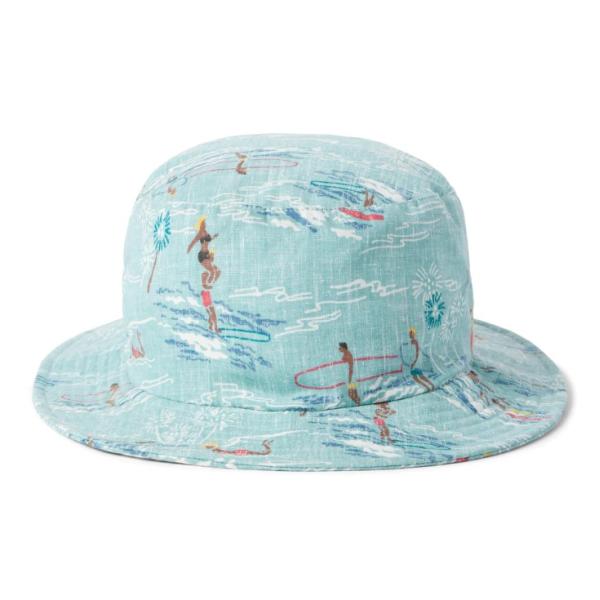 レインスプーナー人気柄のSURFER'S PARADISE (サーファーズパラダイス)と定番生地のサラッと爽快なSpooner Kloth（スプーナークロス）によるバケットハットが入荷。レインのシャツとお揃いで着用したい、レインファンの心を...