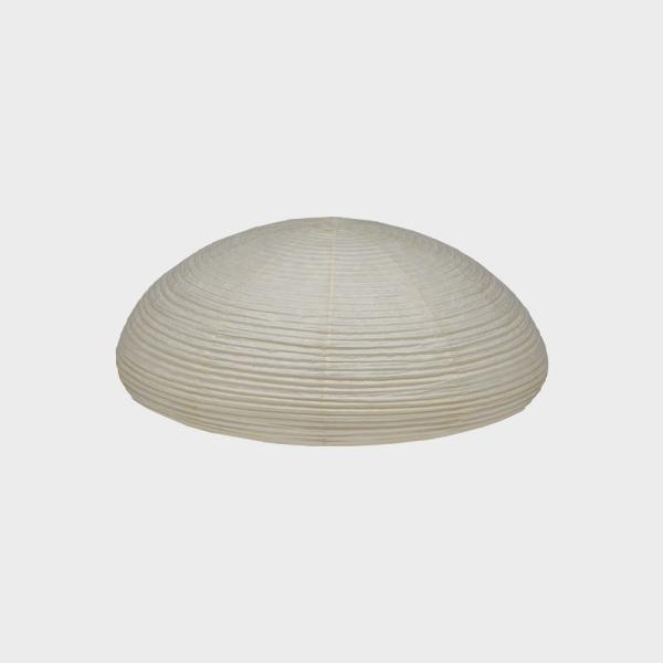 デザイナー :内田繁/Shigeru Uchida本体材質 :シェード/美濃和紙、ヒゴ/PET樹脂、脚部/スチールサイズ :W35cm×H14cm使用電球 :ミニ球ホワイト 100V25WE17×1灯電源 :コード式生産国 :made in...