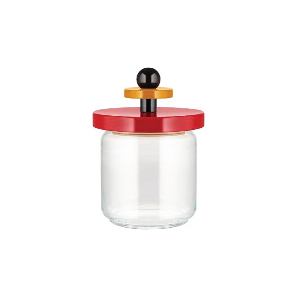 ブランド : Alessi｜アレッシィ（Italy）デザイナー : Ettore Sottsass｜エットレ・ソットサスサイズ・重量 : φ120×H170mm（750ml）、680gカラー : Yellow＆Black＆Red、Yello...