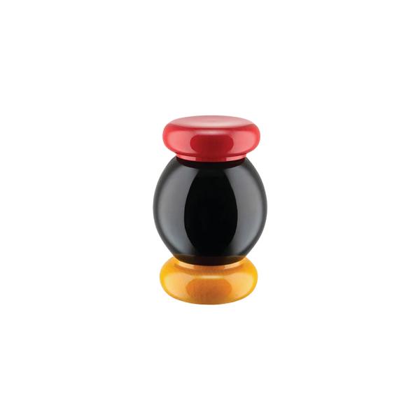 ブランド : Alessi｜アレッシィ（Italy）デザイナー : Ettore Sottsass｜エットレ・ソットサスサイズ・重量 : φ70×H110mm、296gカラー : Yellow＆Black＆Red、Yellow＆White＆...