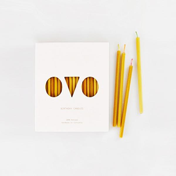 【ショップレビュー投稿大募集！】ブランド : OVO Things / オボ シングスサイズ : 直径5mm、長さ125mm燃焼時間 : 約30分素材 : 100%純粋蜜ろう、100%コットン芯生産国 : Republic of Lithu...