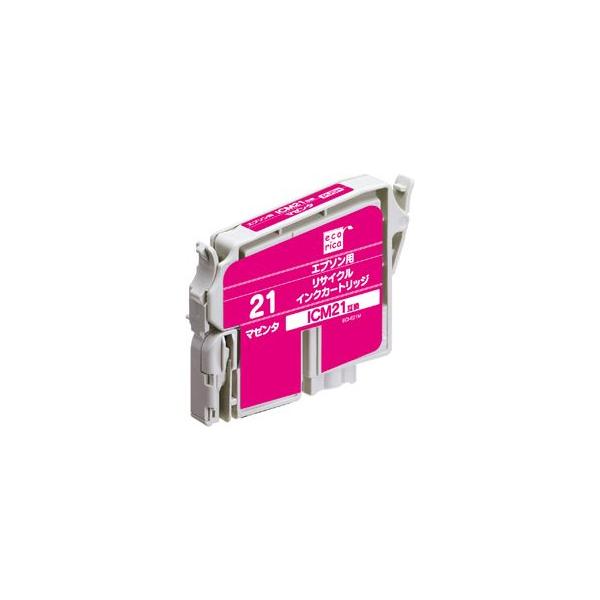 エコリカ型番:ECI-E21M/対応メーカー:エプソン/対応純正品:ICM21/色:マゼンタ/インクの種類:染料/JANコード:4571163360141/適合機種:PM-930C / PM-940C / PM-950C / PM-970C...